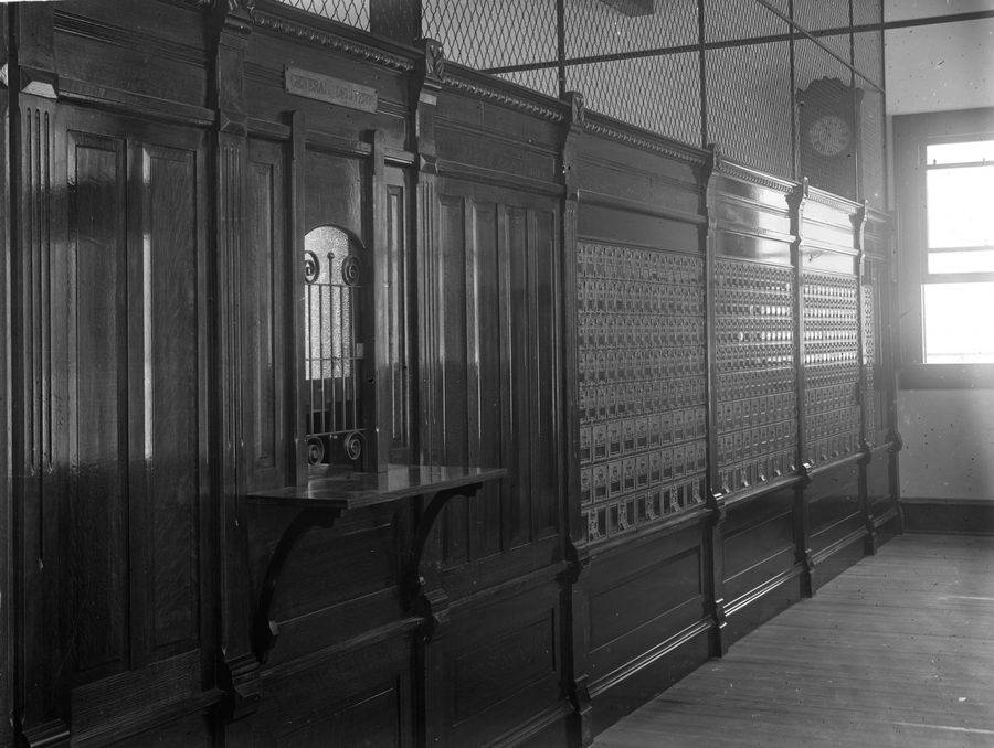 Bay St Louis Post Office Inside View 9 October 1911 - George Mallard ...